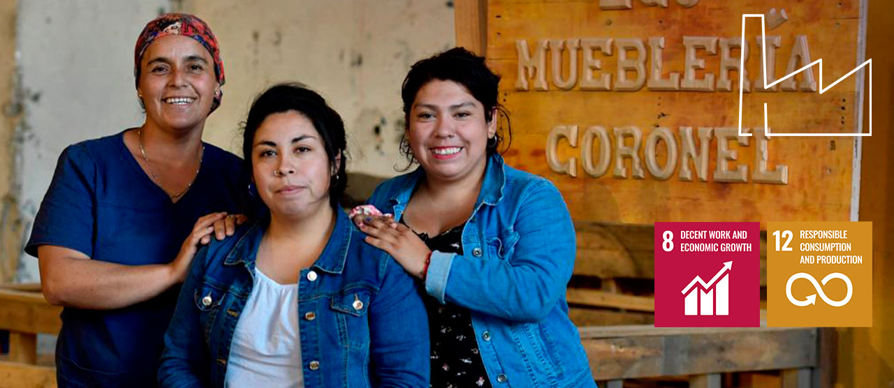 Women entrepreneurs in circular economy: Entre Pallets - enel.cl