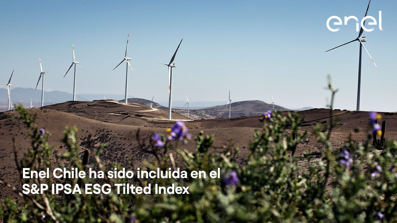 Enel Chile es incluida en el índice de sostenibilidad de S&P Dow Jones
